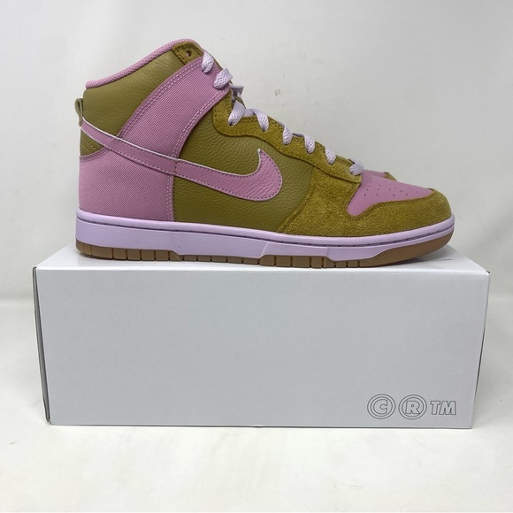 Nike | Shoes | Nike Dunk High Golden Moss Orchid Gum Sole Dv227390 Mens ...